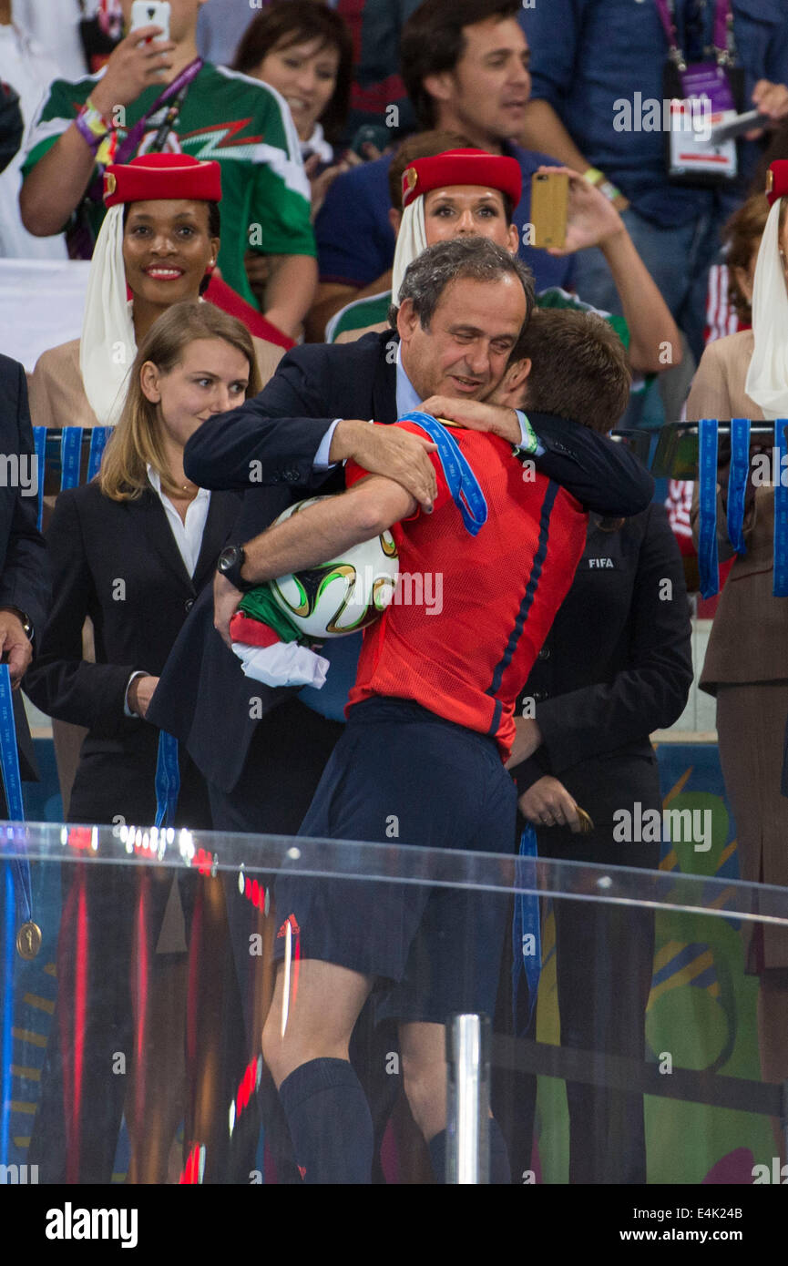Michel Platini, Nicola Rizzoli (Referee), JULY 13, 2014 - Football ...
