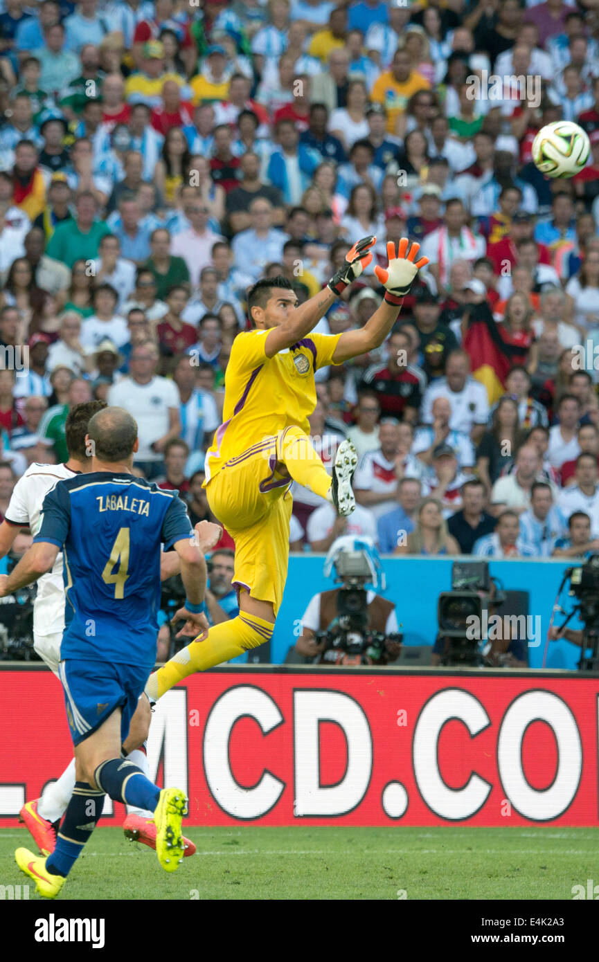 Rio de Janeiro, Brazil. 13th July, 2014. Sergio Romero (ARG) Football ...