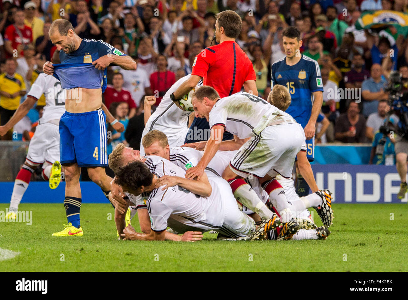 Rio de Janeiro, Brazil. 13th July, 2014. Germany team group (GER ...