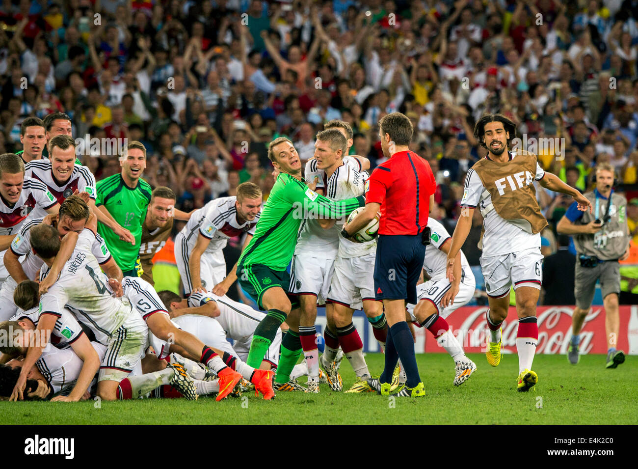 Rio de Janeiro, Brazil. 13th July, 2014. Germany team group (GER ...