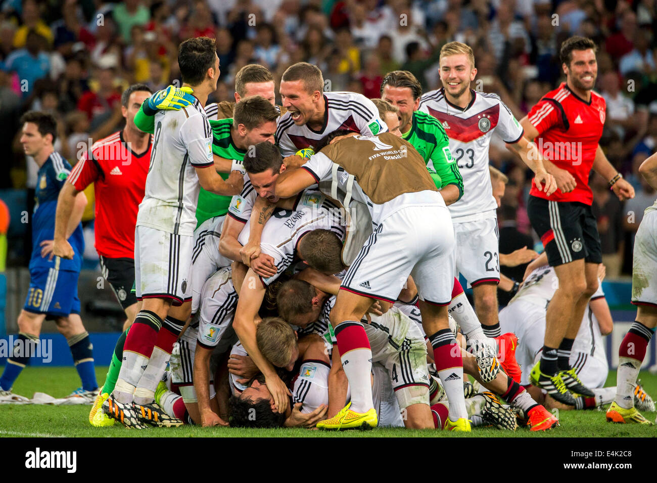 Rio de Janeiro, Brazil. 13th July, 2014. Germany team group (GER ...