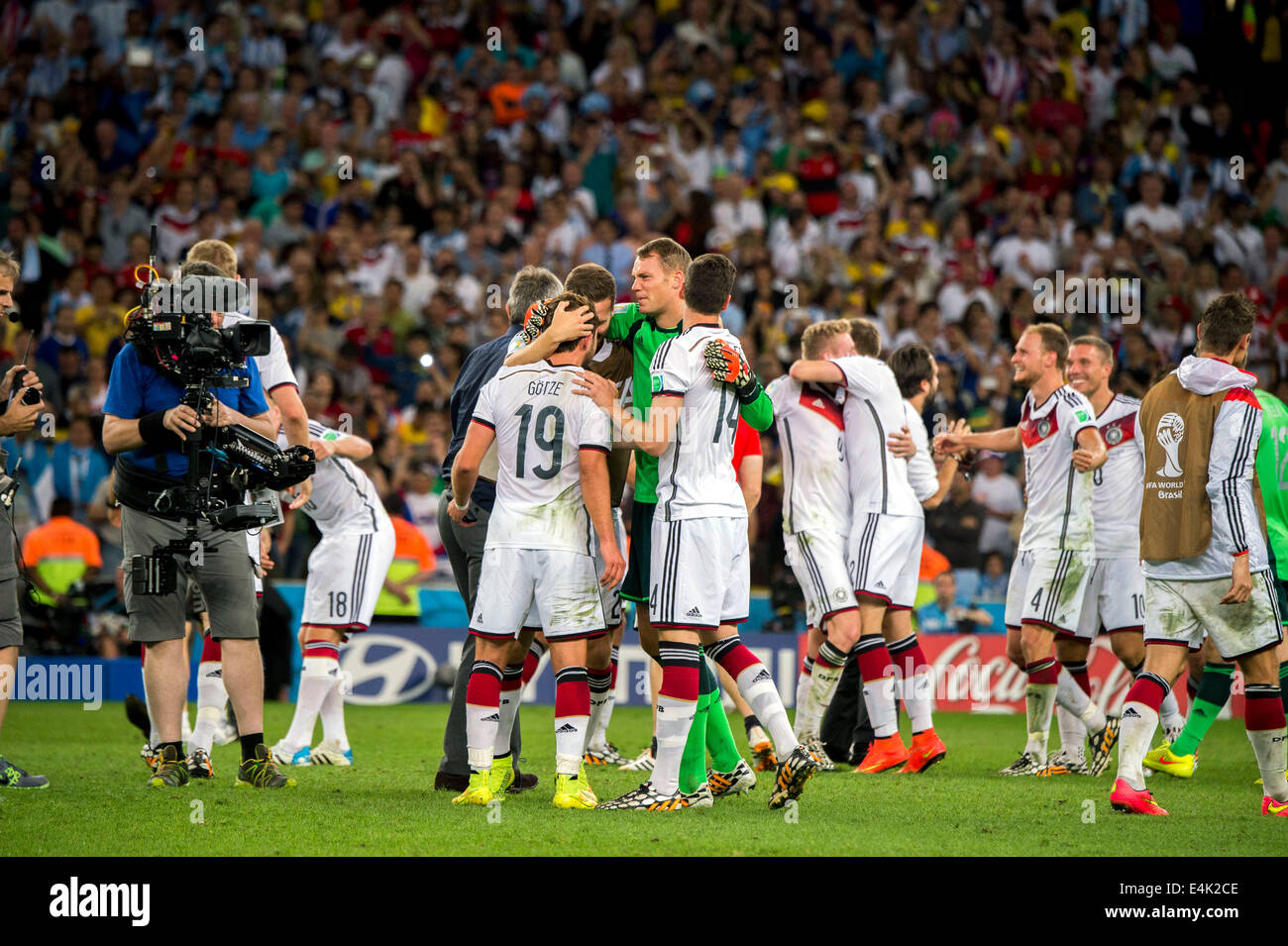 Rio de Janeiro, Brazil. 13th July, 2014. Germany team group (GER ...