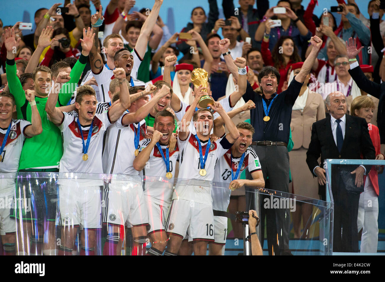Rio de Janeiro, Brazil. 13th July, 2014. Germany team group (GER ...
