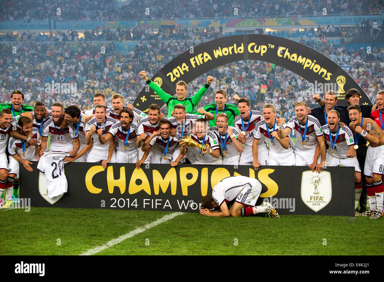 Rio de Janeiro, Brazil. 13th July, 2014. Germany team group (GER ...