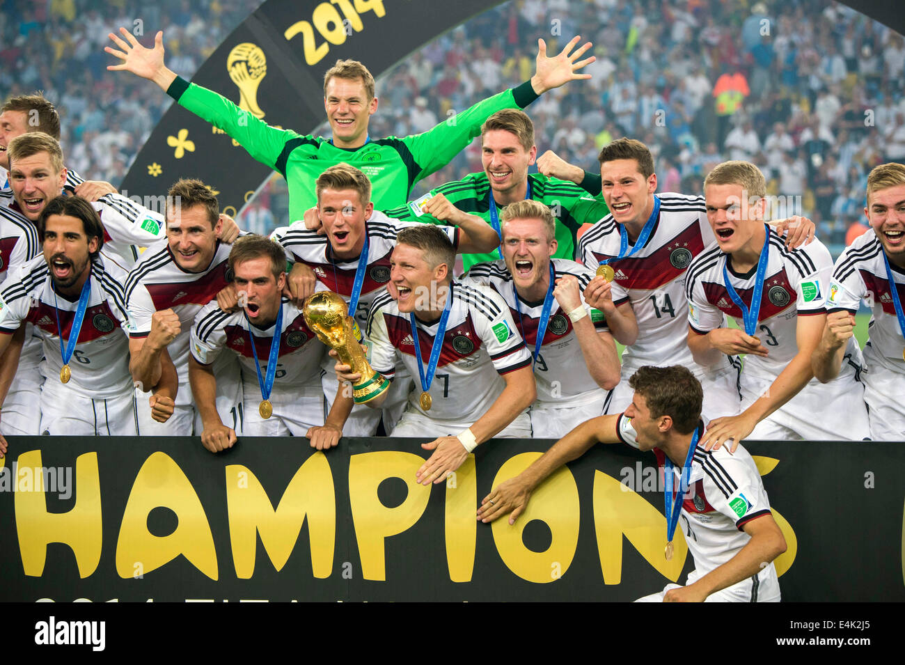 Rio de Janeiro, Brazil. 13th July, 2014. Germany team group (GER ...