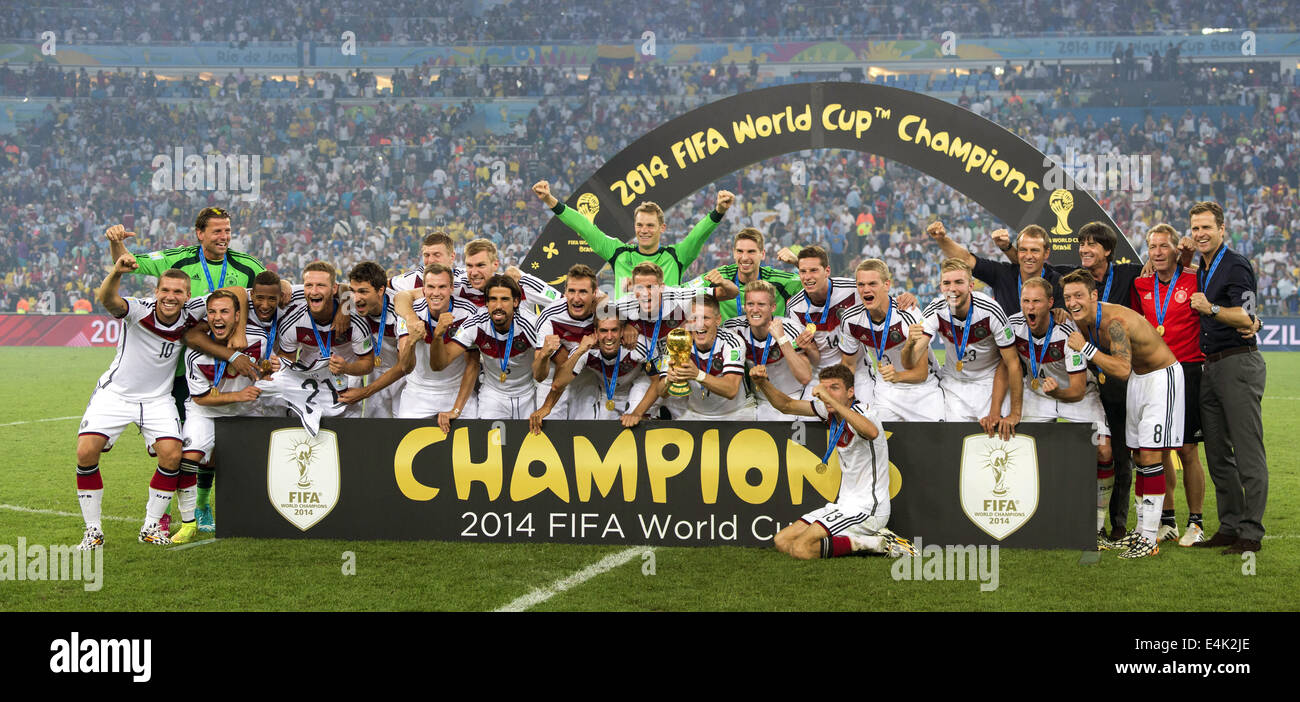 Rio de Janeiro, Brazil. 13th July, 2014. Germany team group (GER ...