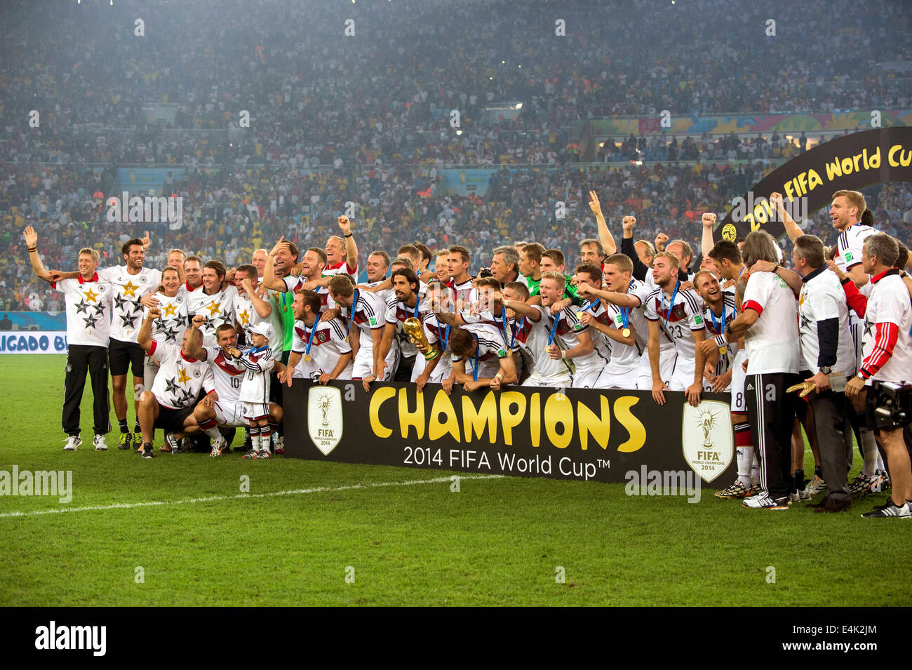 Rio de Janeiro, Brazil. 13th July, 2014. Germany team group (GER ...