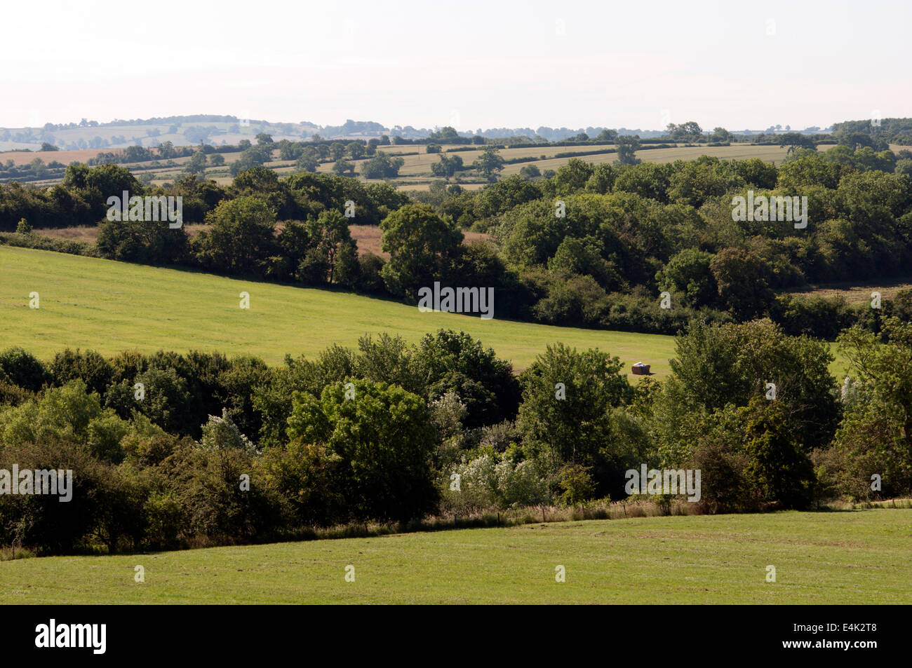 Summer landscape near Combrook, Warwickshire, UK Stock Photo - Alamy