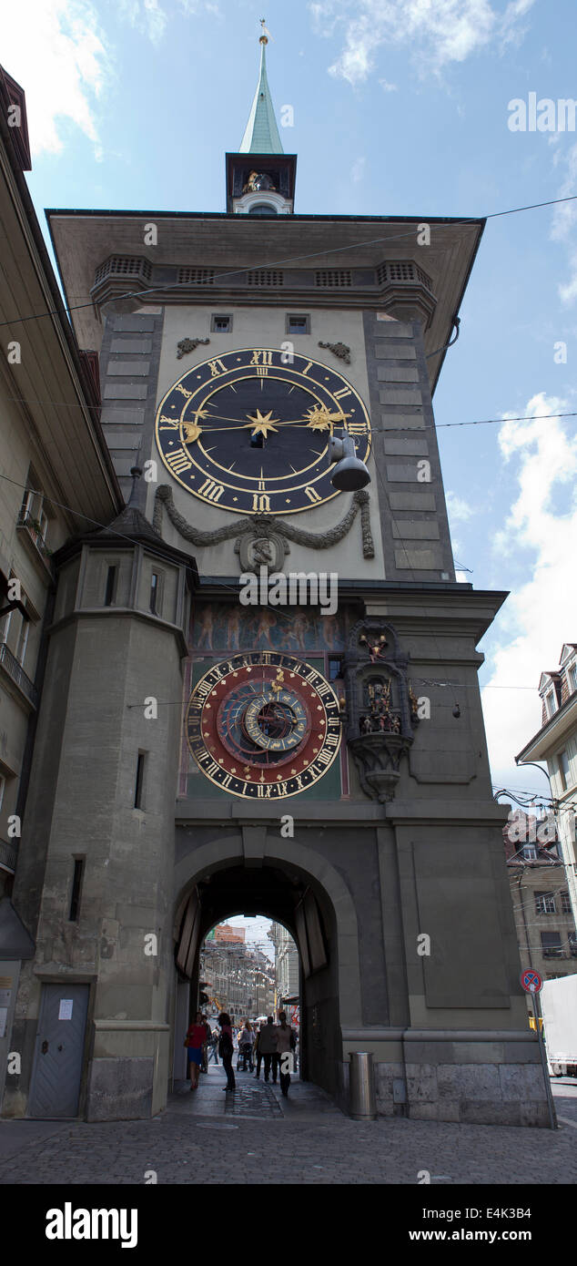 Bern, Switzerland, city, town, building, bell tower, astronomical clock ...