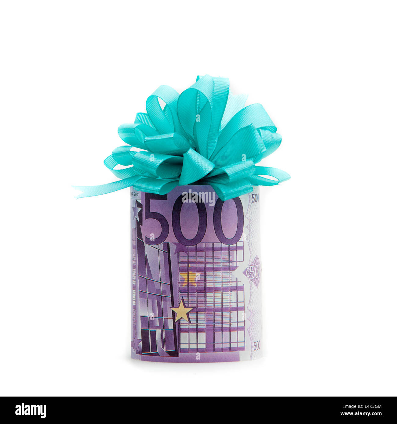 Christmas euro money gift Cut Out Stock Images & Pictures - Alamy
