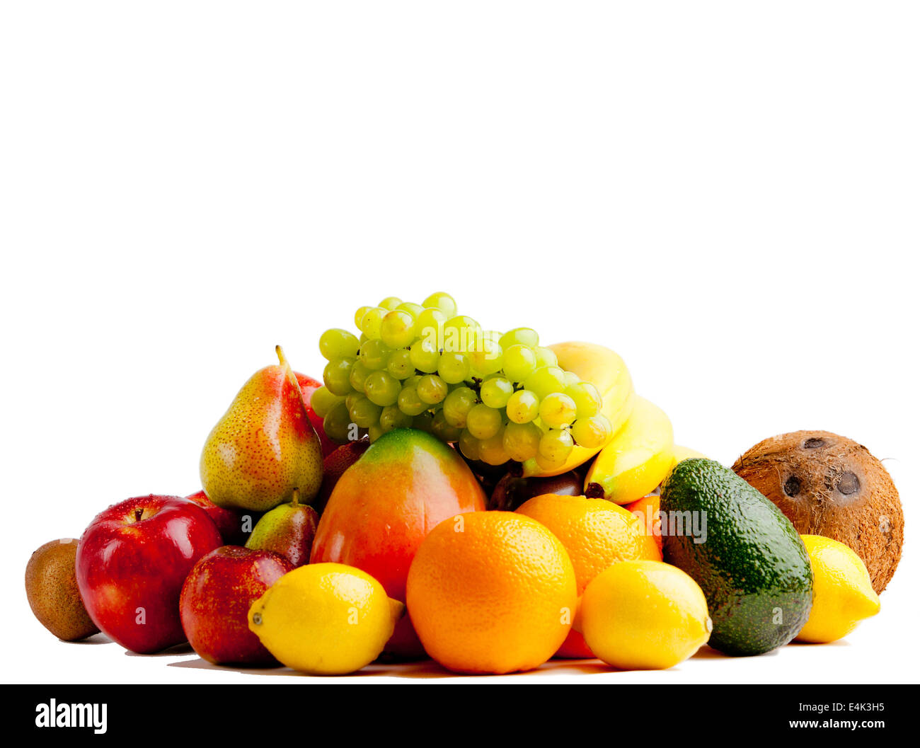fruits isolated on white background Stock Photo - Alamy