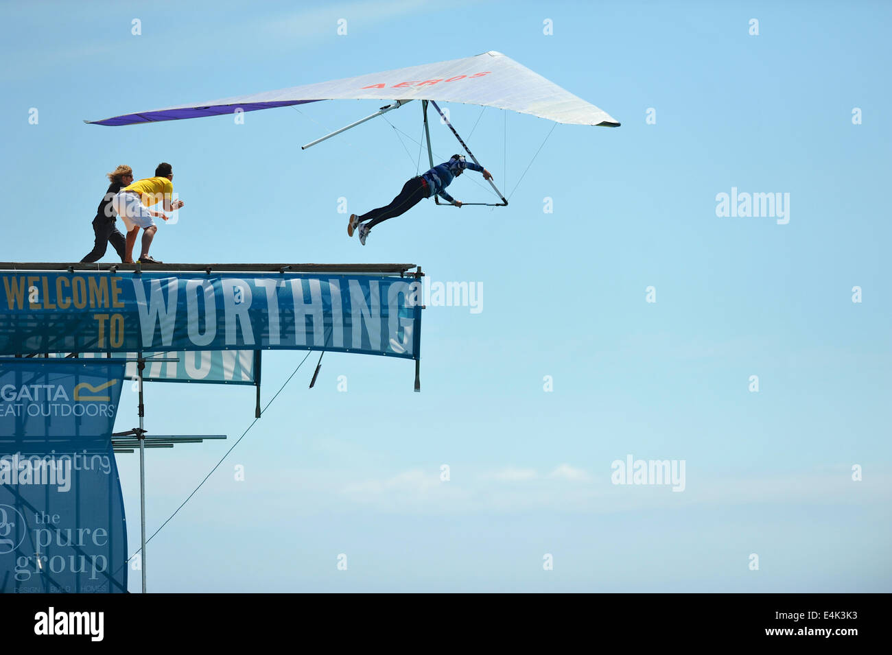Hang on the jumping platform hi-res stock photography and images - Alamy