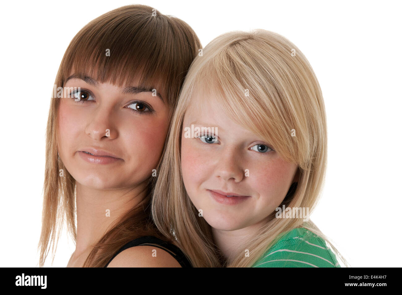 Portrait of two friends Stock Photo - Alamy