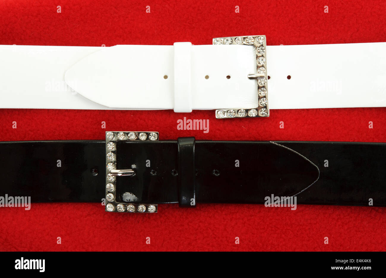 Two leather belts Stock Photo - Alamy