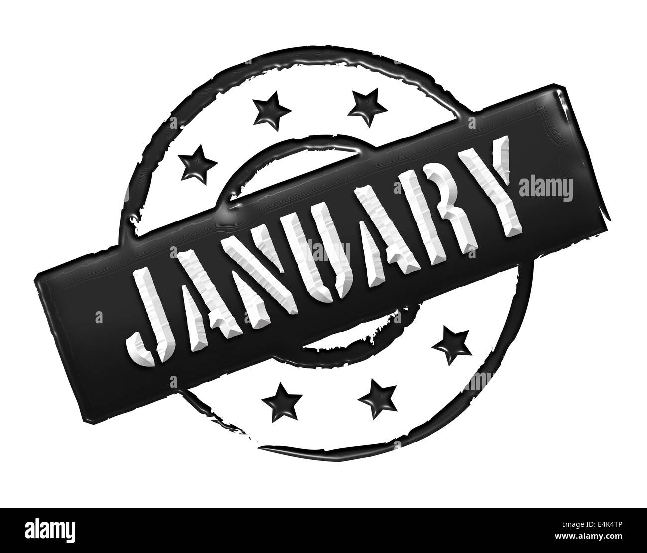 January banner Black and White Stock Photos & Images - Alamy