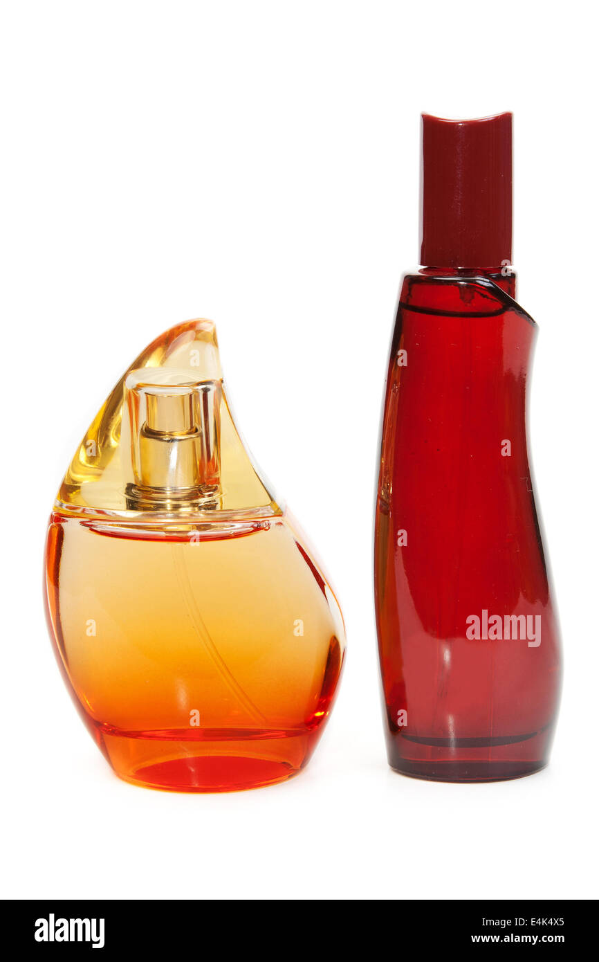 Two perfume bottle Stock Photo - Alamy