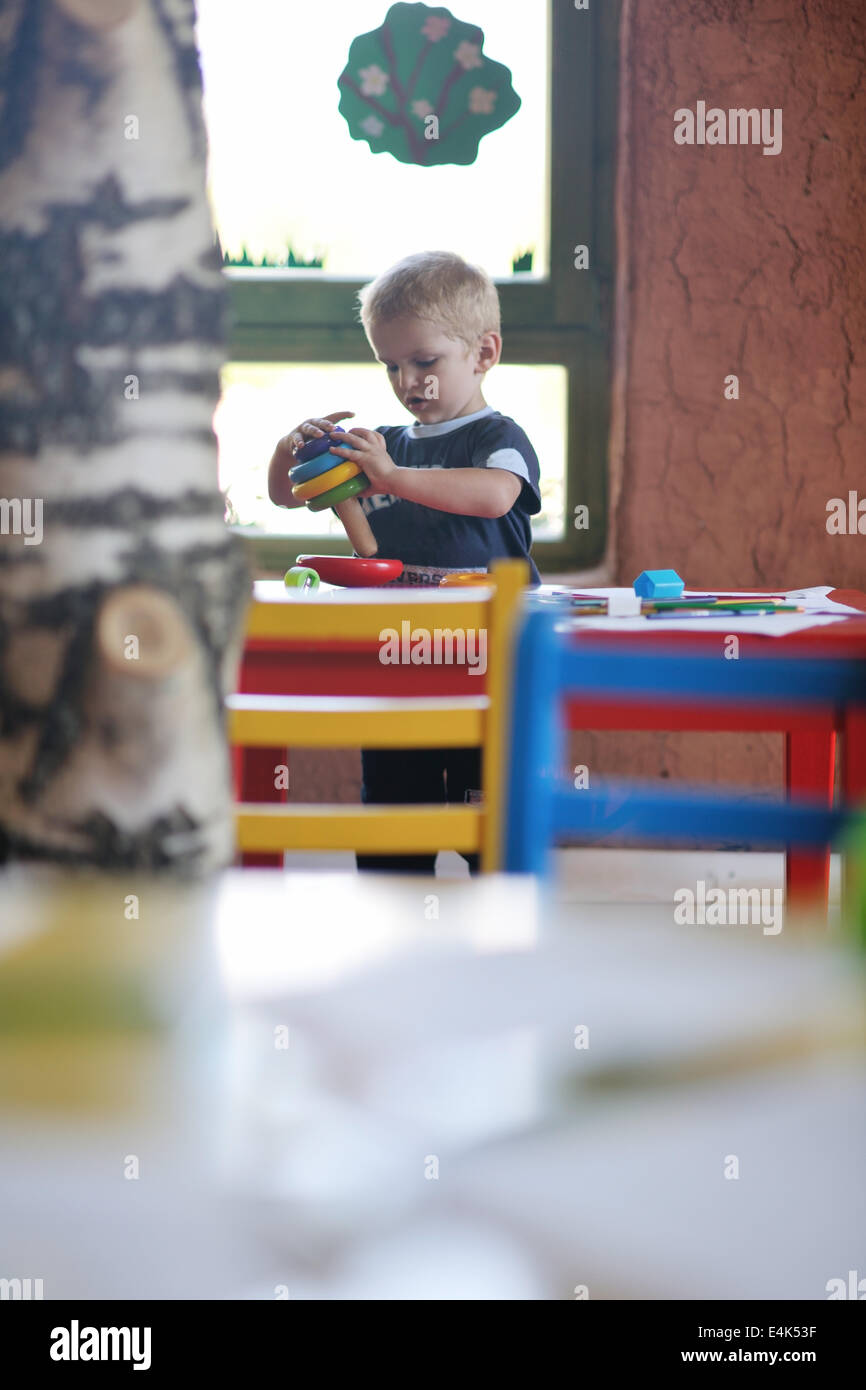 cute little child play and have fun Stock Photo - Alamy