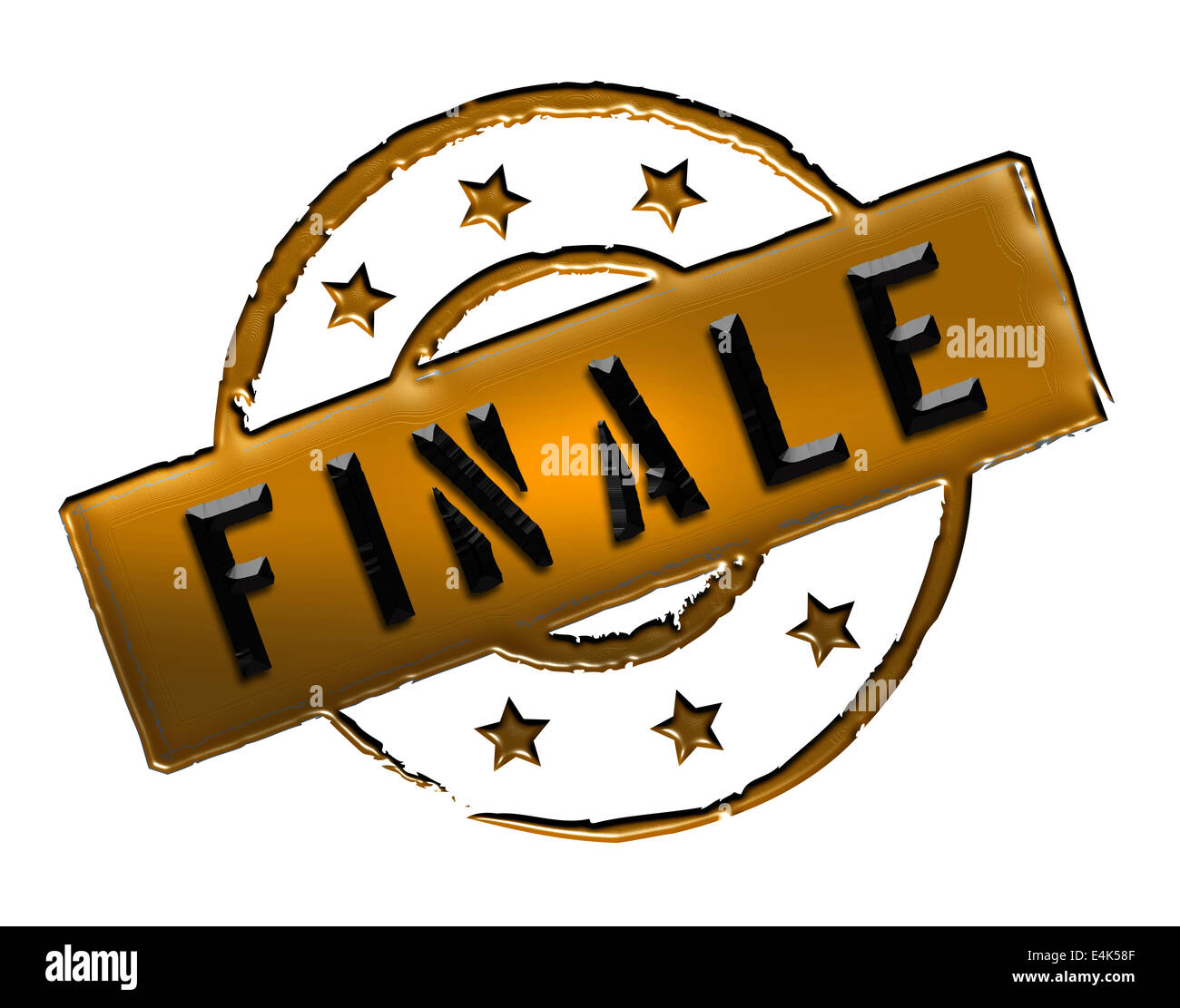 Stamp - FINALE Stock Photo - Alamy