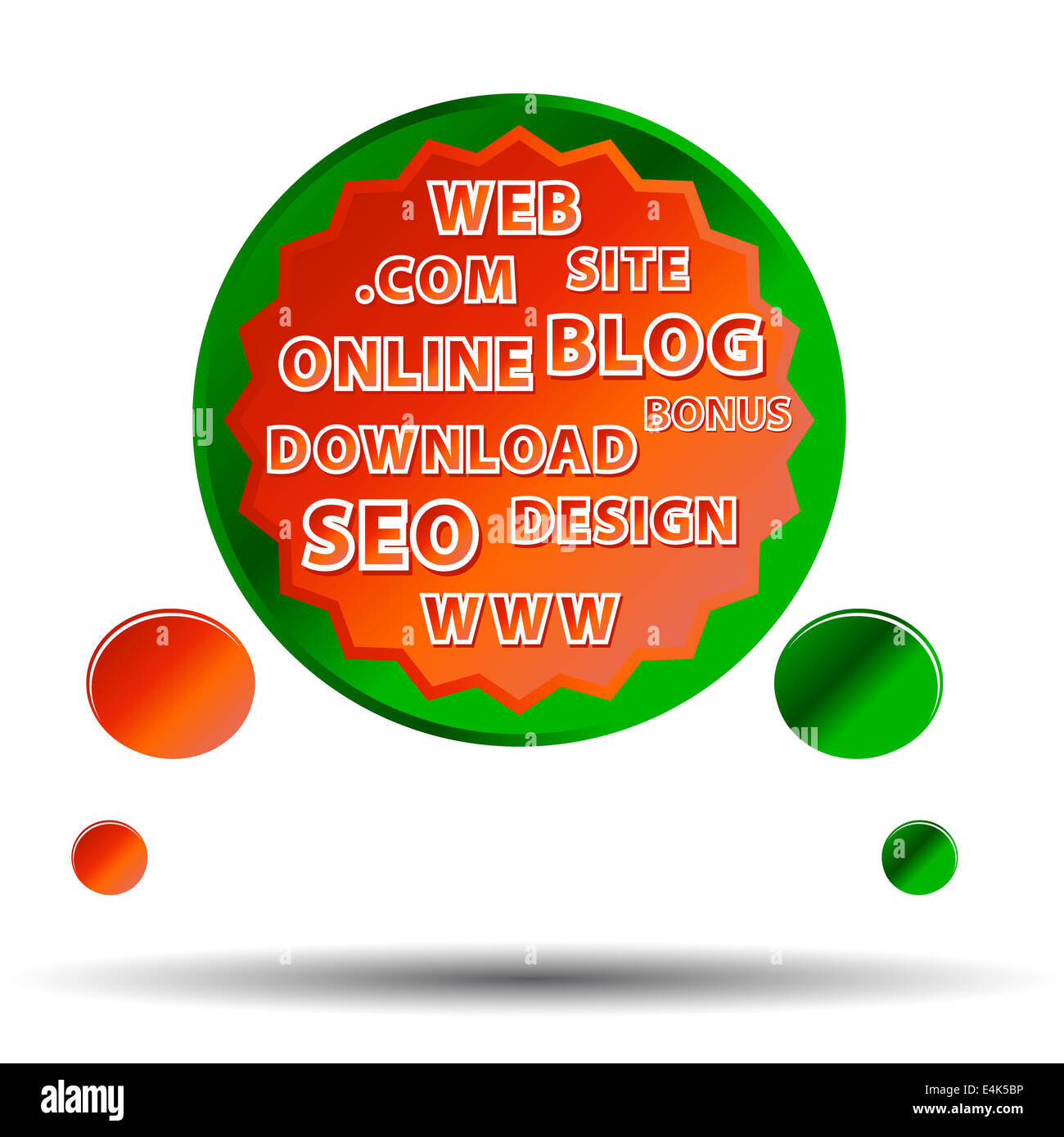 Multi-colored web poster Stock Photo - Alamy