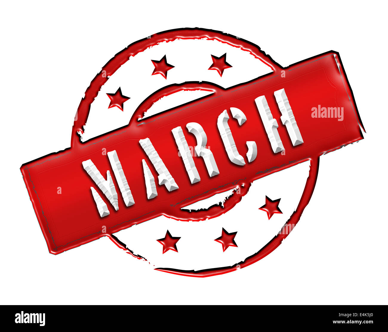 The months of march Cut Out Stock Images & Pictures - Alamy