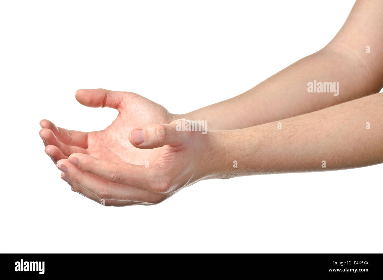 Cupped hands empty hi-res stock photography and images - Alamy