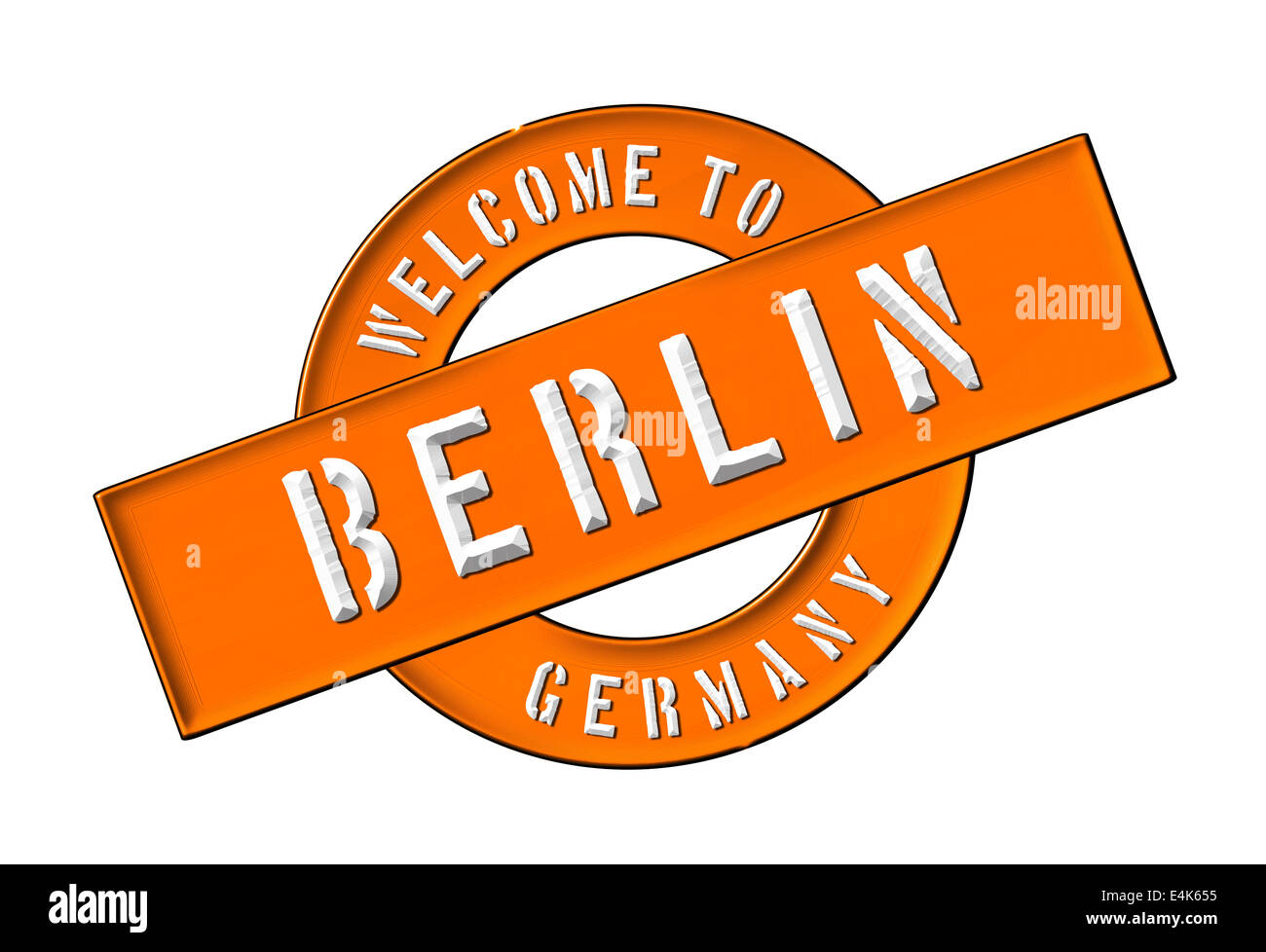 Welcome to germany Cut Out Stock Images & Pictures - Alamy