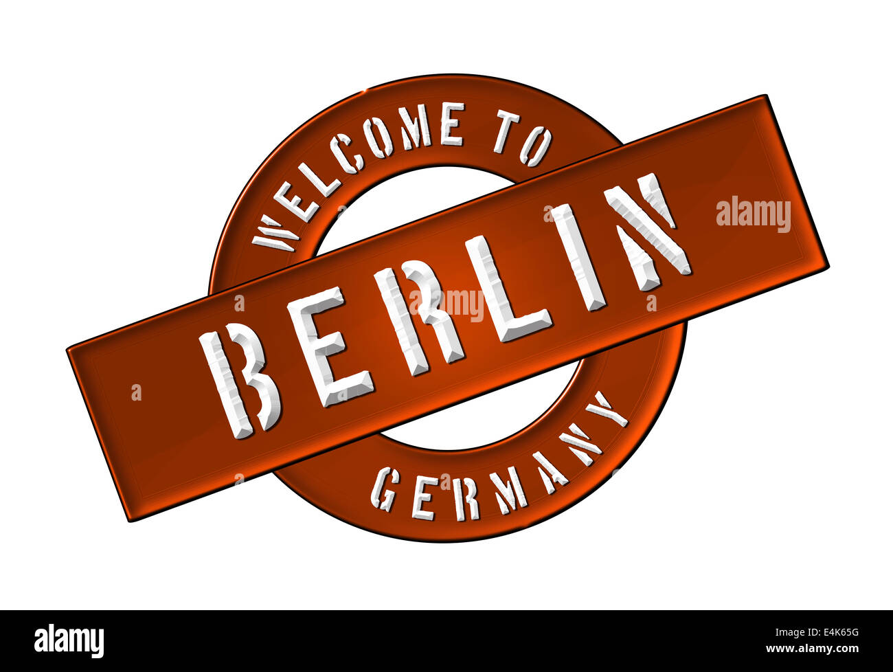 Welcome to germany Cut Out Stock Images & Pictures - Alamy