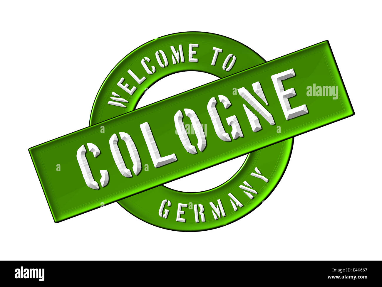 WELCOME TO COLOGNE Stock Photo - Alamy