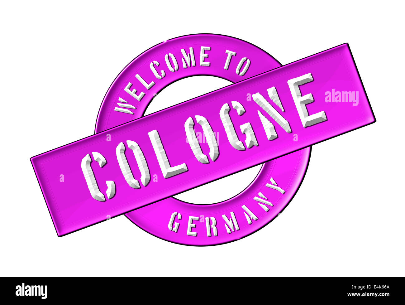 WELCOME TO COLOGNE Stock Photo - Alamy
