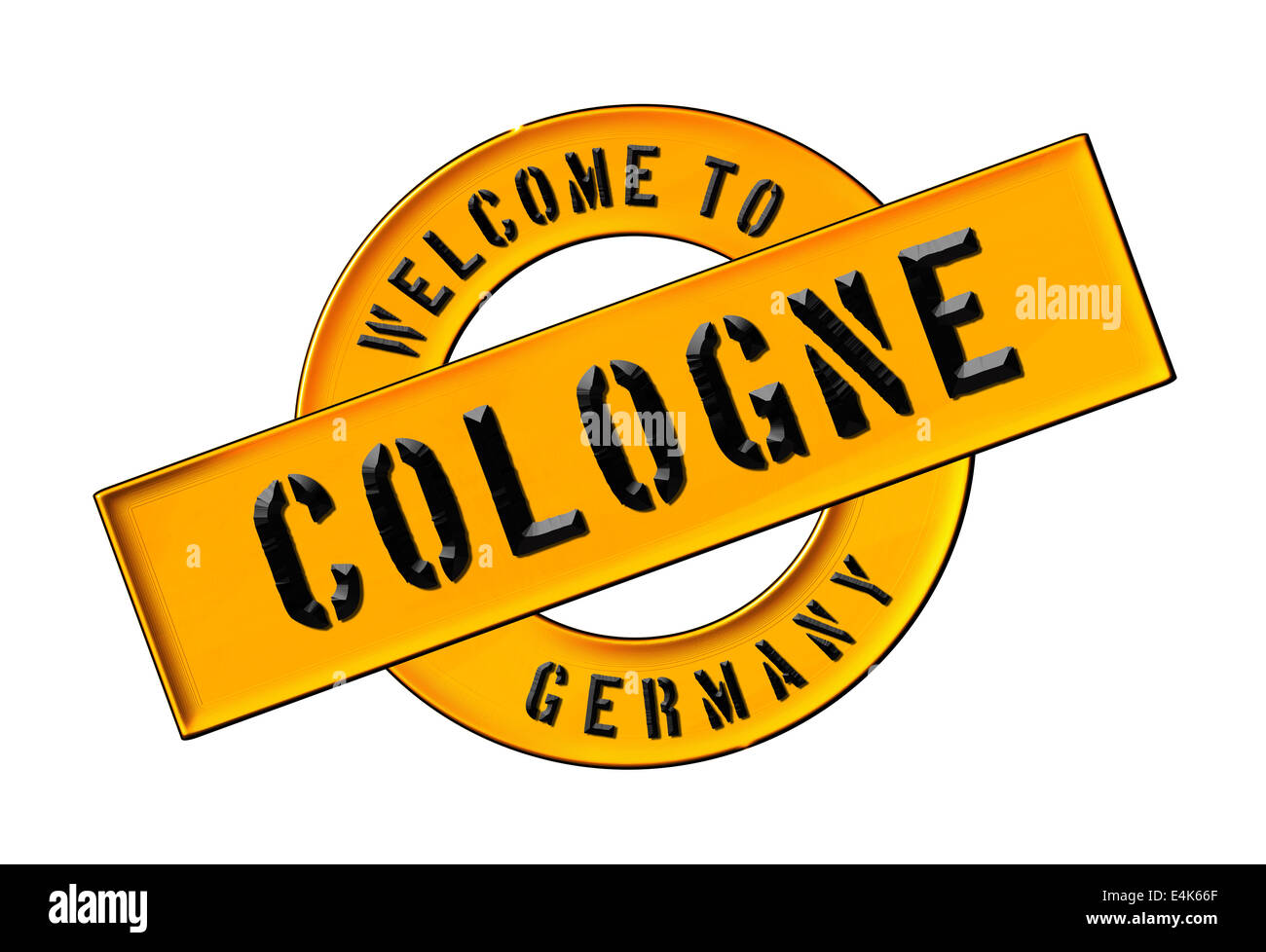 WELCOME TO COLOGNE Stock Photo - Alamy