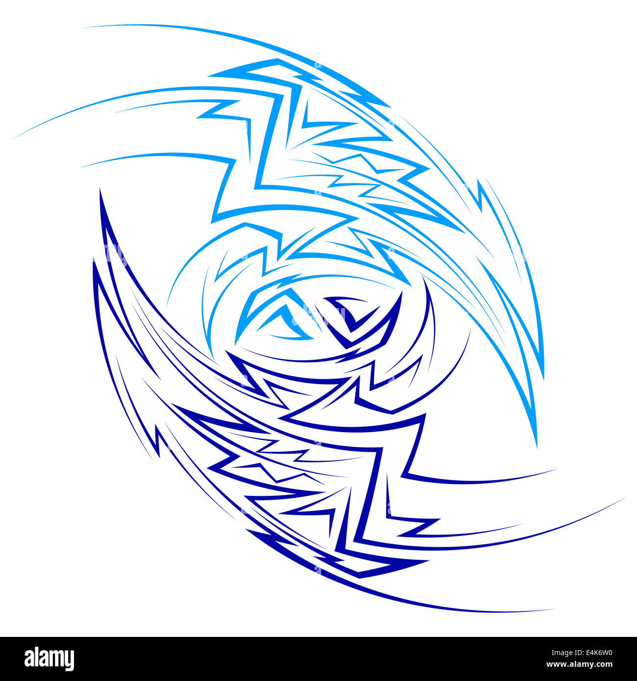 Curved Spike Cut Out Stock Images & Pictures - Alamy