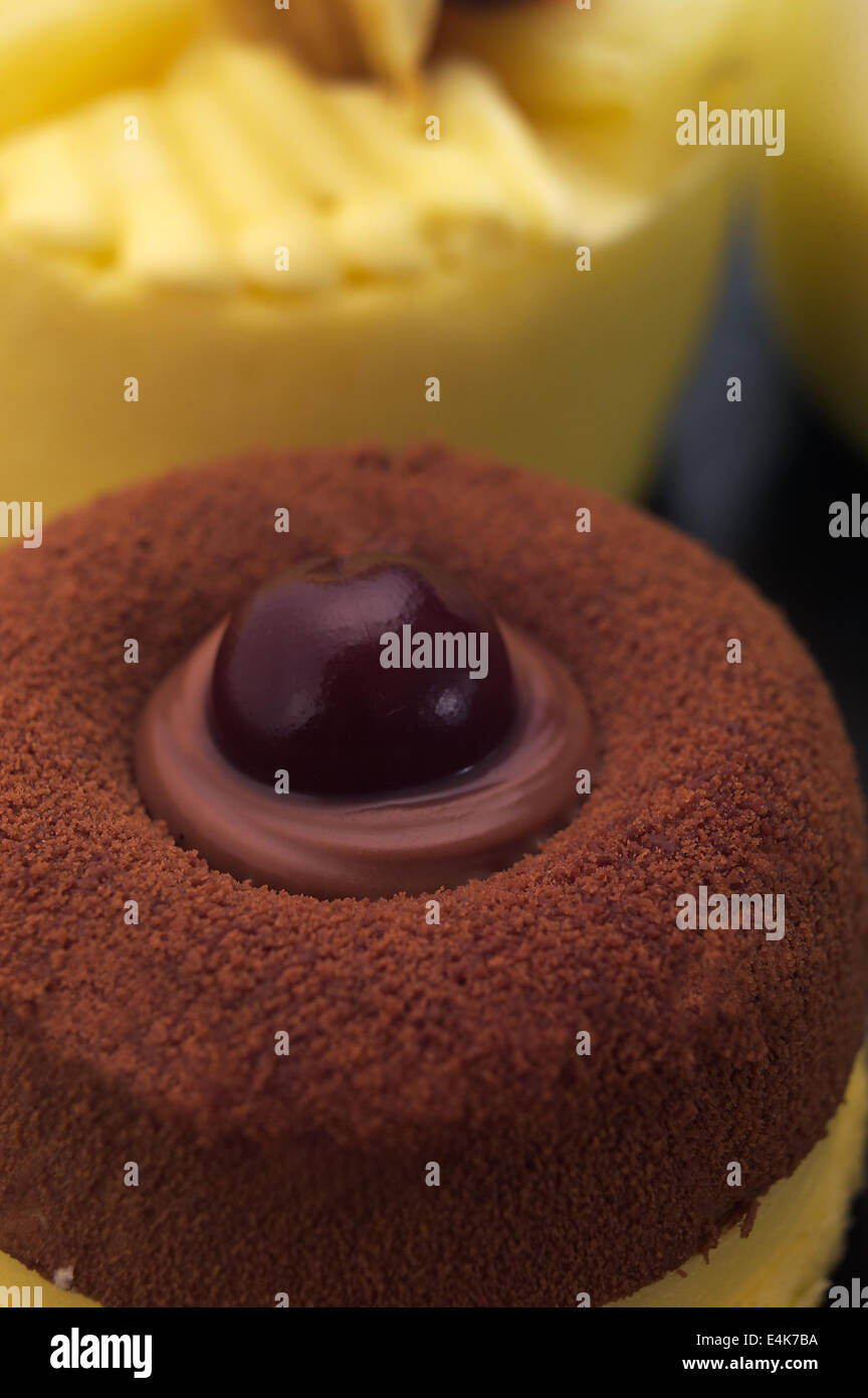 italian zabaione cream cake Stock Photo - Alamy