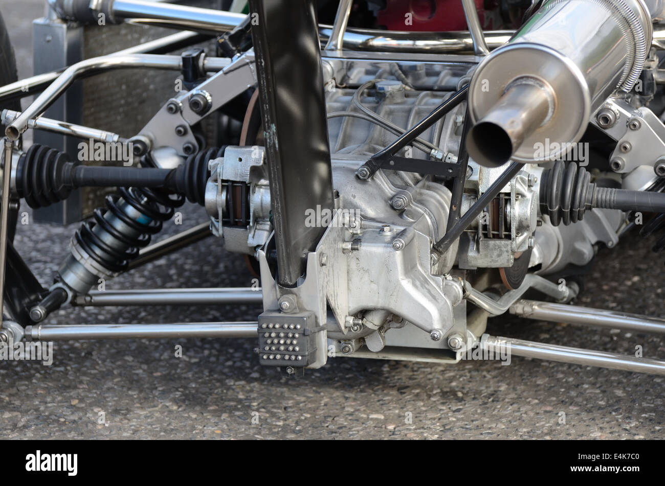 rear of car engine Stock Photo - Alamy