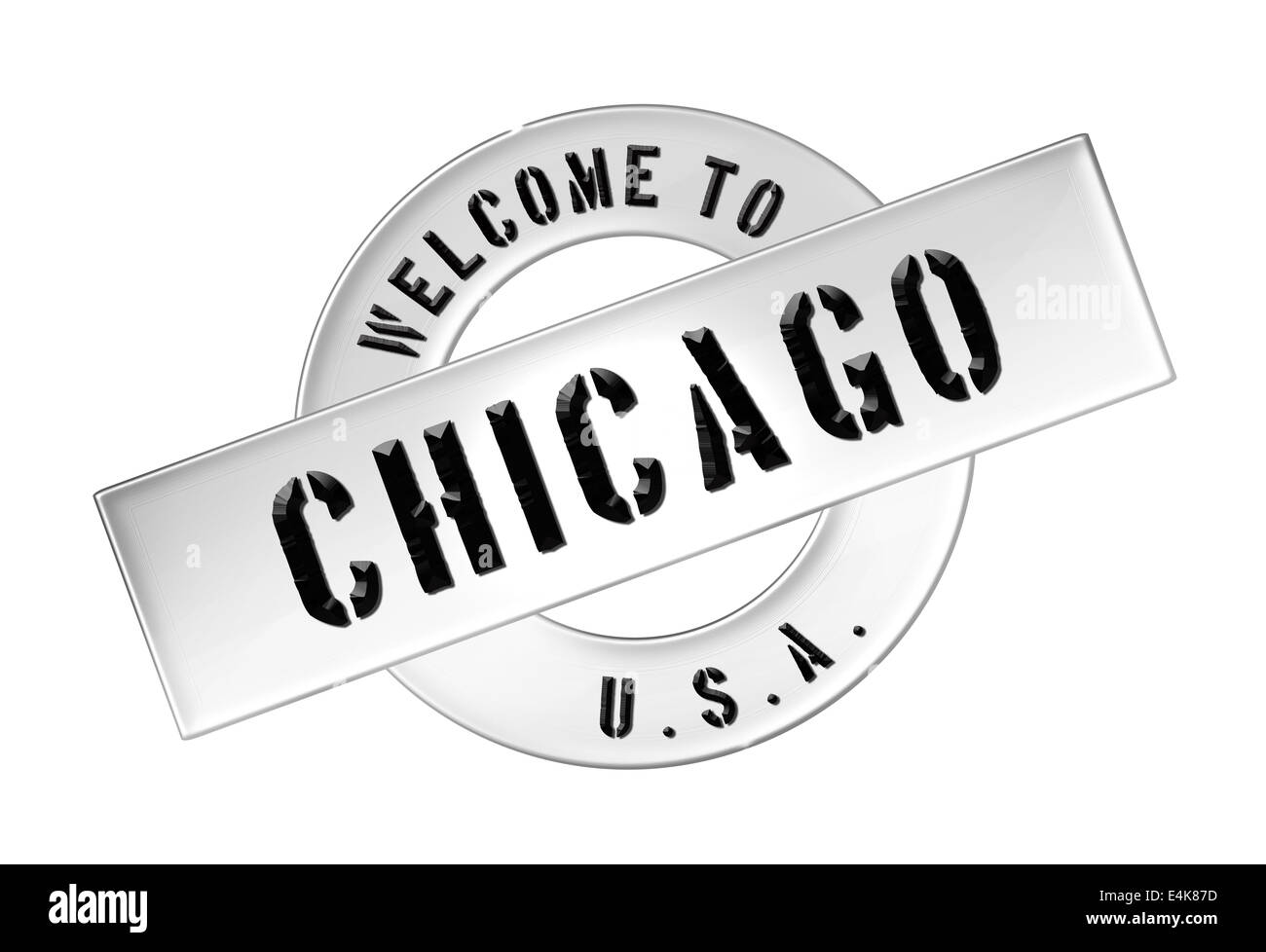 WELCOME TO CHICAGO Stock Photo - Alamy