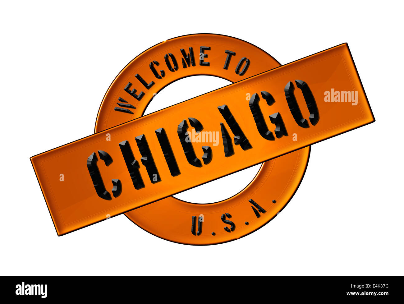 WELCOME TO CHICAGO Stock Photo - Alamy