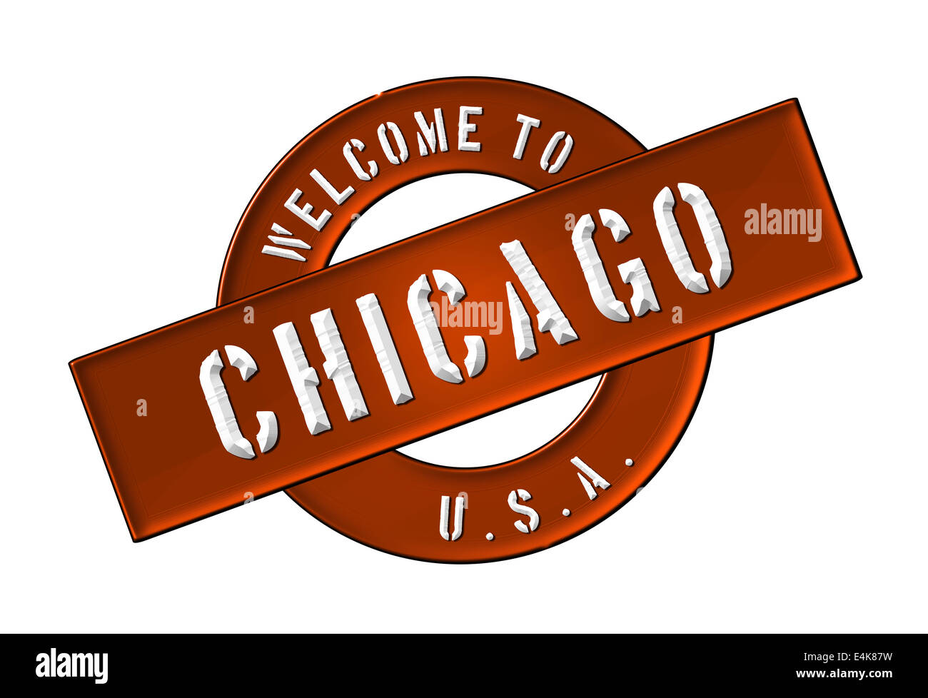 WELCOME TO CHICAGO Stock Photo - Alamy