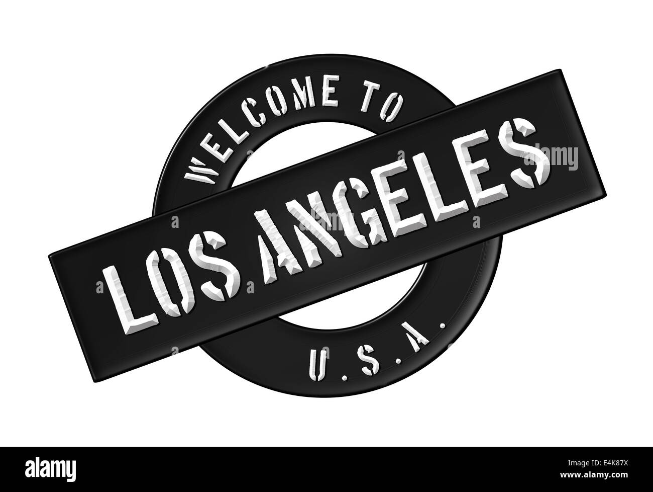 WELCOME TO LOS ANGELES Stock Photo - Alamy