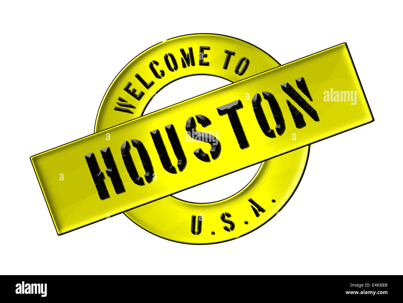 WELCOME TO HOUSTON Stock Photo - Alamy