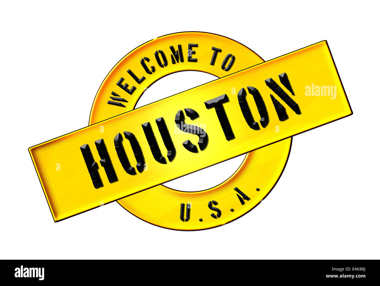 WELCOME TO HOUSTON Stock Photo - Alamy