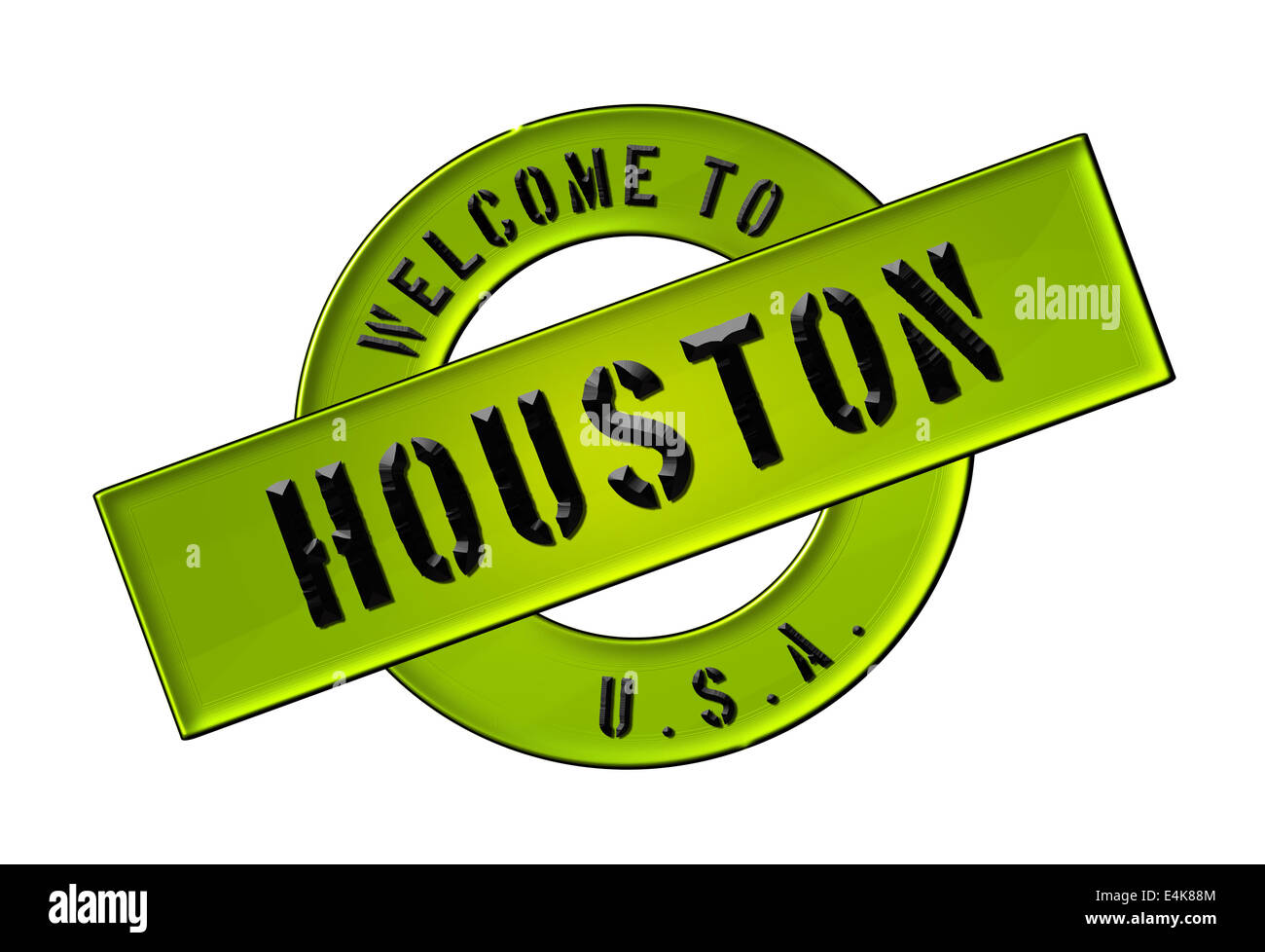 WELCOME TO HOUSTON Stock Photo - Alamy