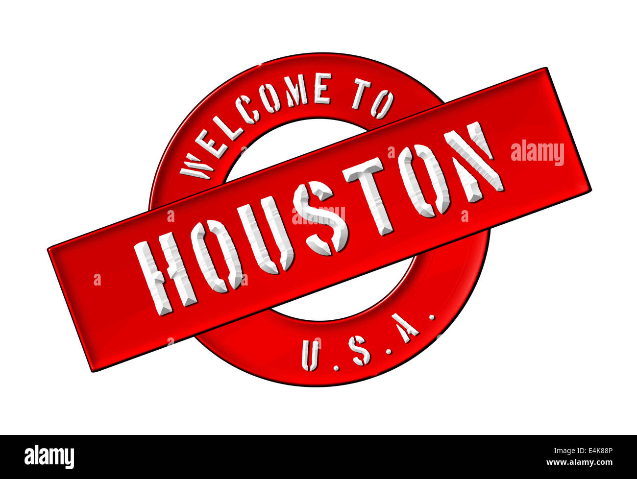 WELCOME TO HOUSTON Stock Photo - Alamy