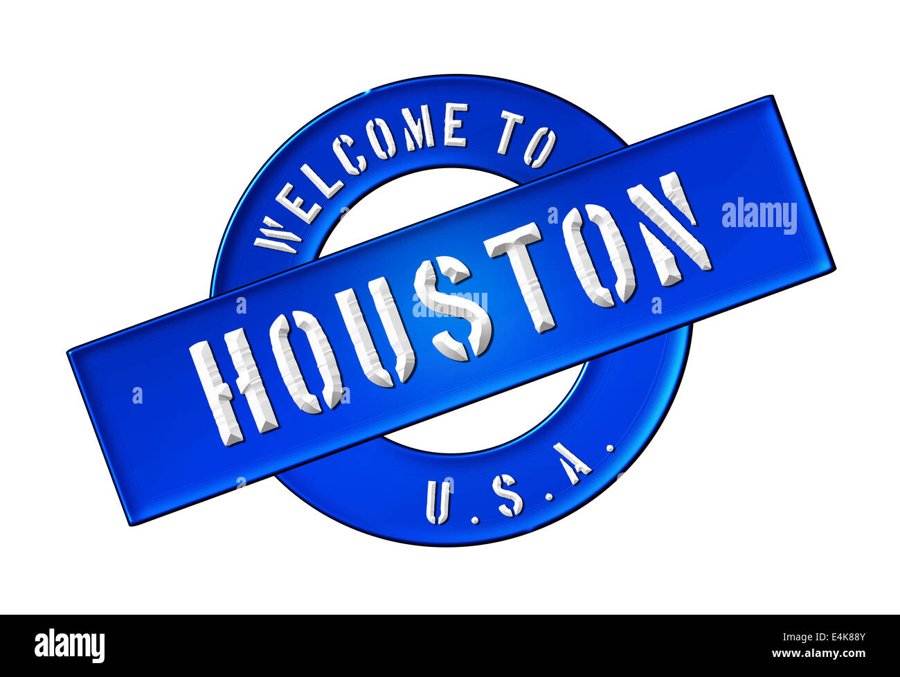 WELCOME TO HOUSTON Stock Photo - Alamy