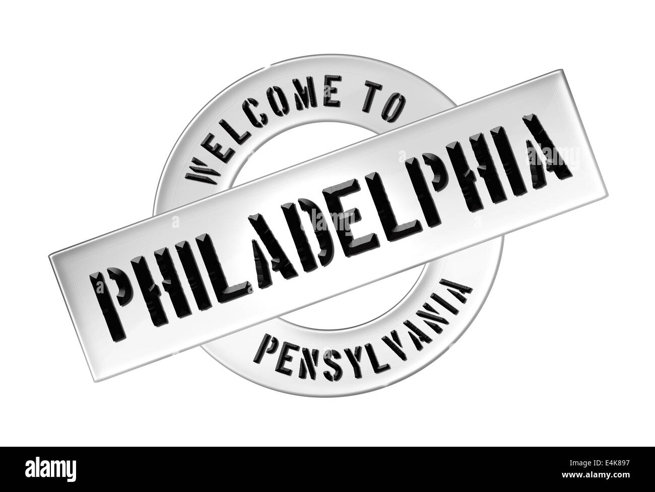 WELCOME TO PHILADELPHIA Stock Photo - Alamy