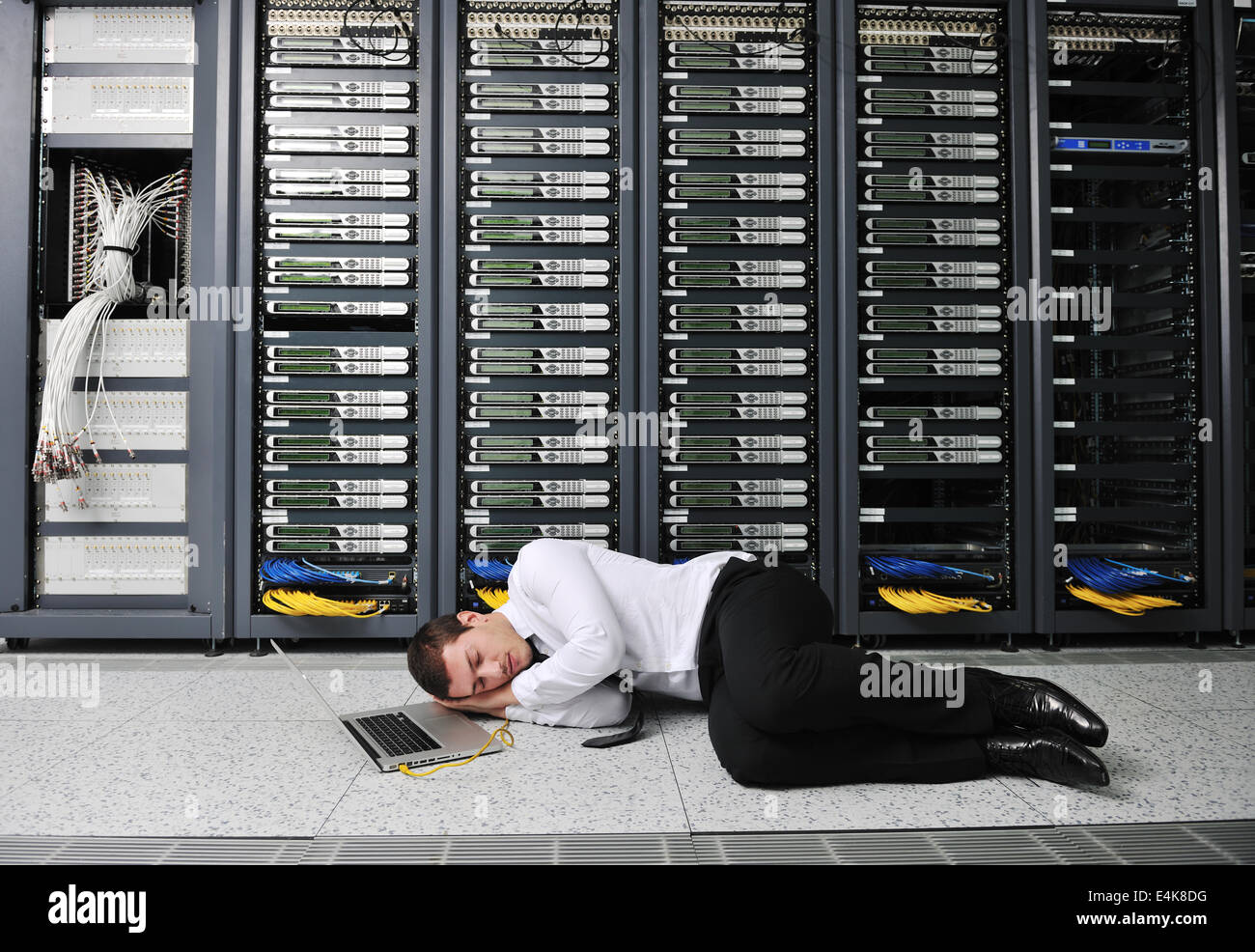system fail situation in network server room Stock Photo - Alamy