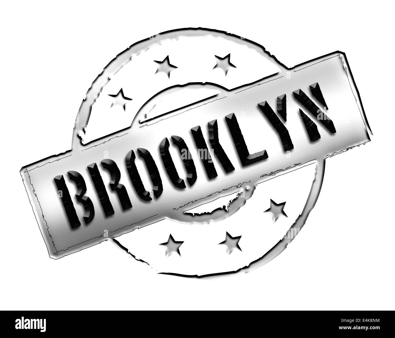 Stamp - BROOKLYN Stock Photo - Alamy