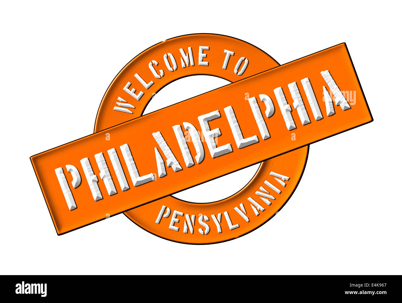 WELCOME TO PHILADELPHIA Stock Photo - Alamy
