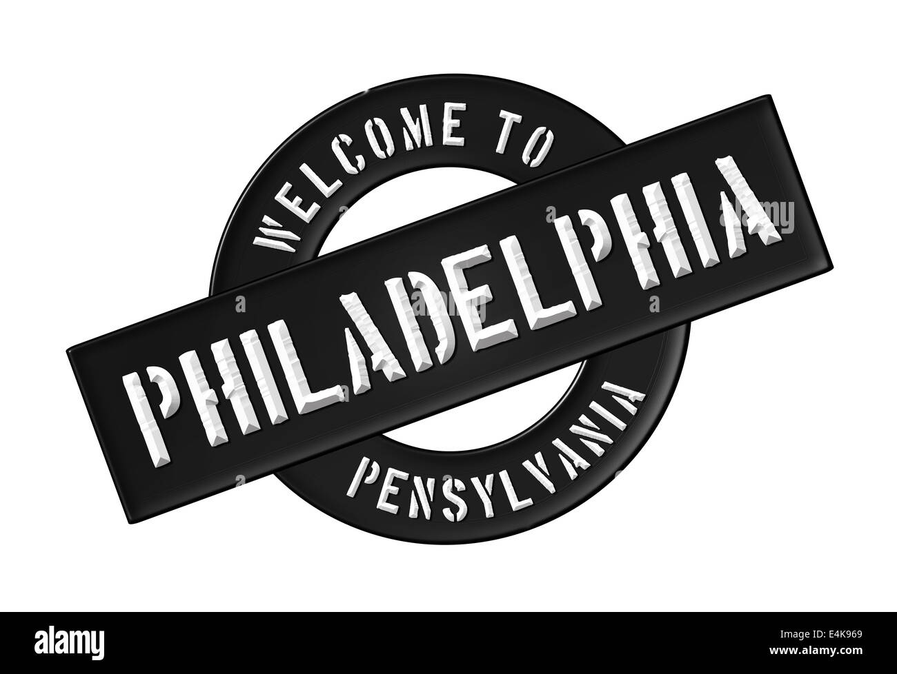 WELCOME TO PHILADELPHIA Stock Photo - Alamy