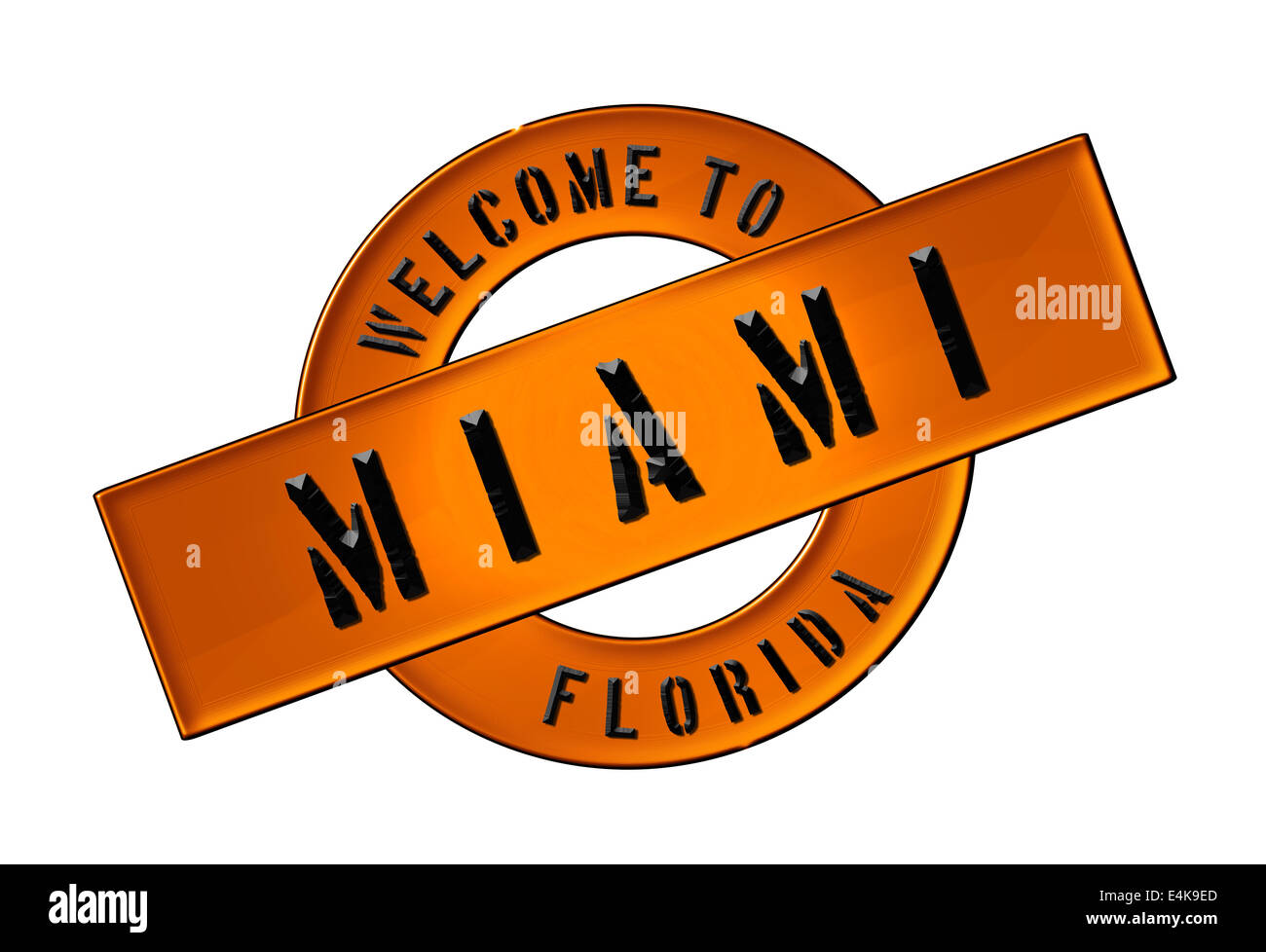 Miami symbol Cut Out Stock Images & Pictures - Alamy