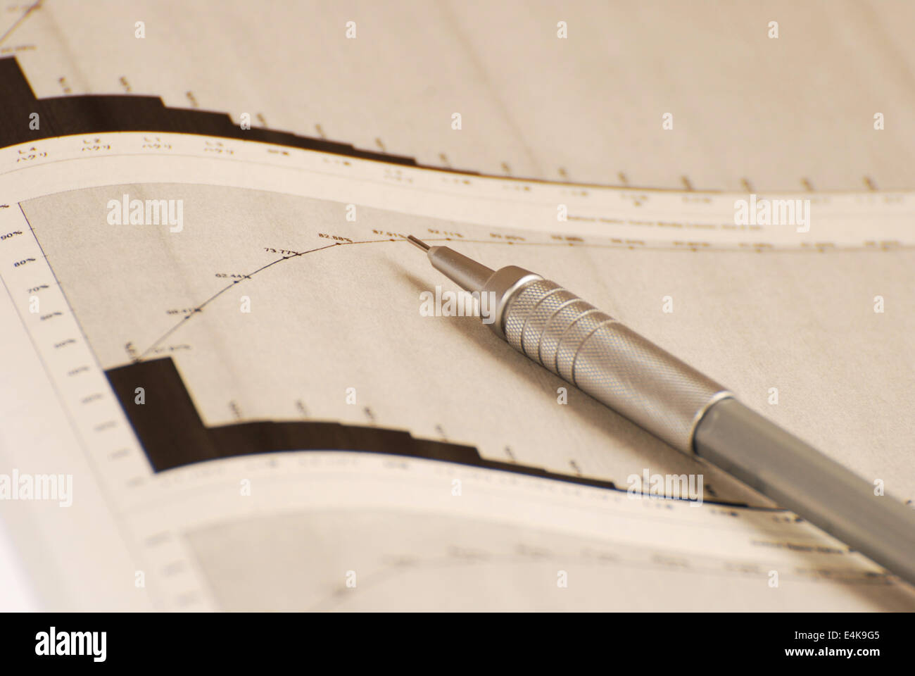 Printed graph hi-res stock photography and images - Alamy