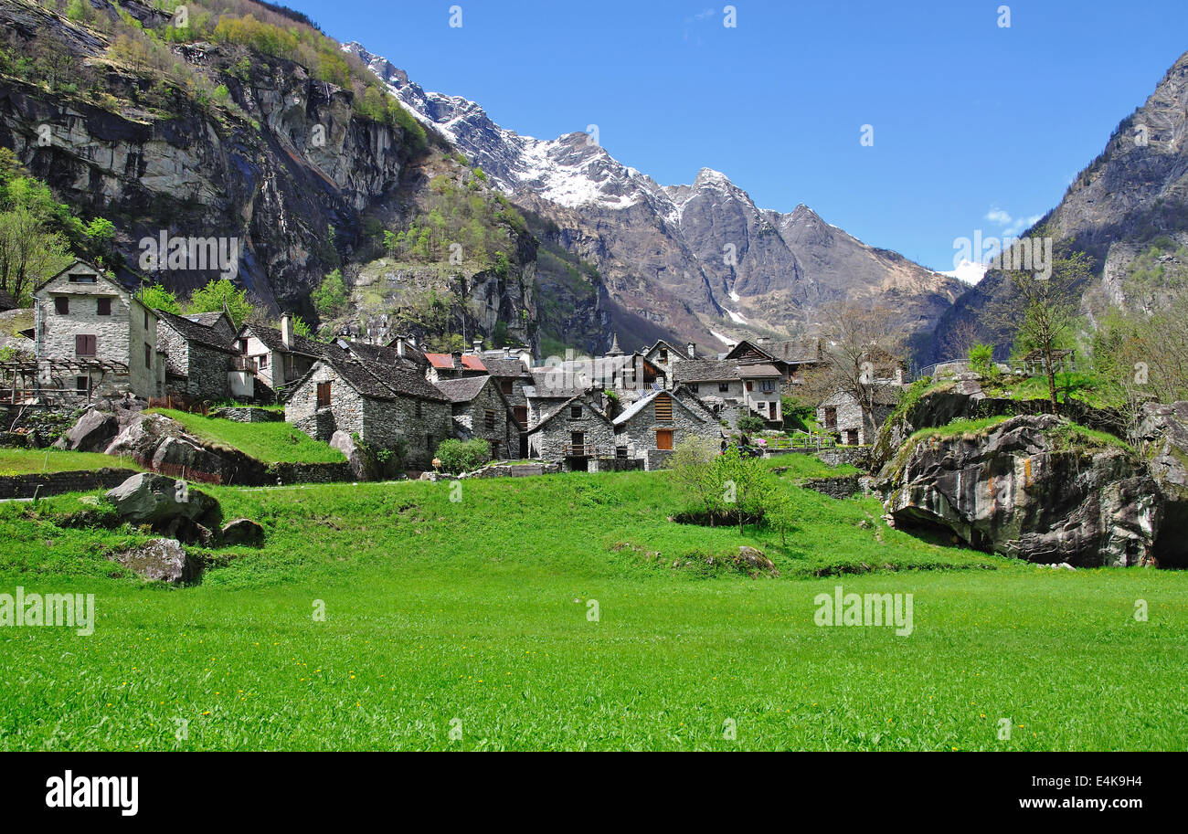 Bavona valley hi-res stock photography and images - Alamy